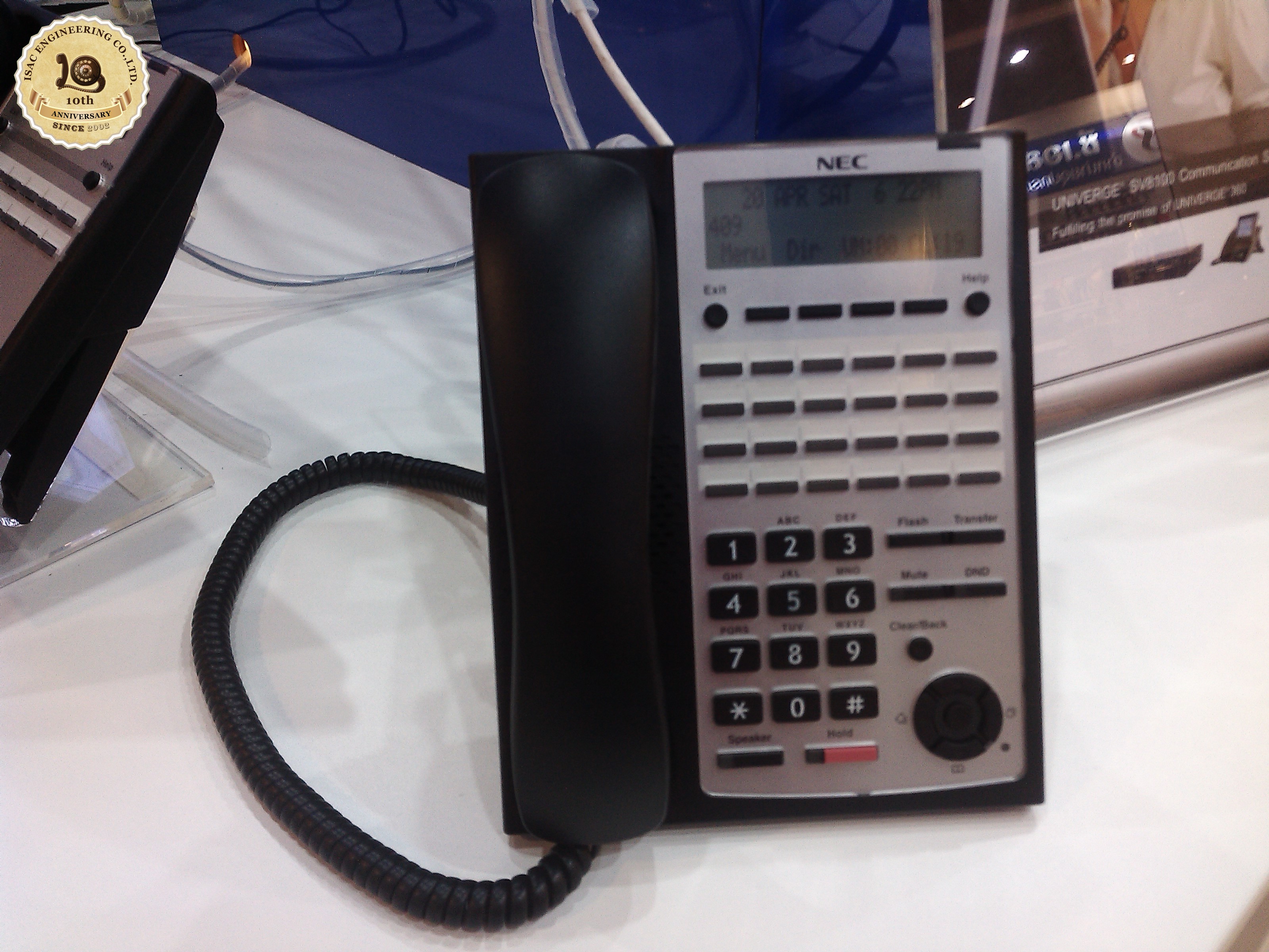 NEC SL1000 IP Phone – IP4WW-12TIXH-C-TEL ( BK ) – ตู้สาขาโทรศัพท์ NEC บริการรับติดตั้ง รับดูแล ...